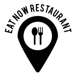 Eat now restaurant sticker muursticker raamsticker