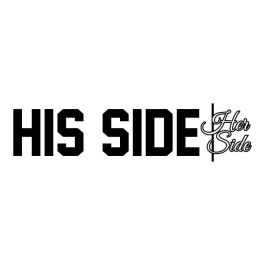 His side her side muursticker raamsticker