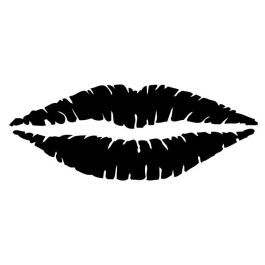Lippen muursticker raamsticker