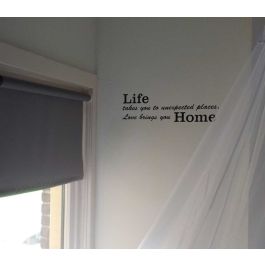 Unexpected places muursticker raamsticker