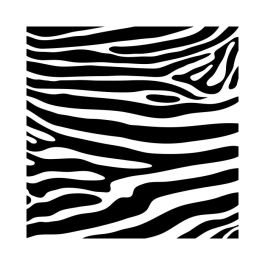 Zebra strepen patroon muursticker raamsticker